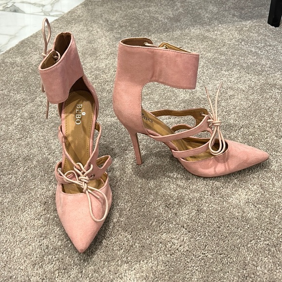 Shoes | Nwot Bebo Dusty Rose 3 Inch Pointed Toe Stilettos No Stain ...